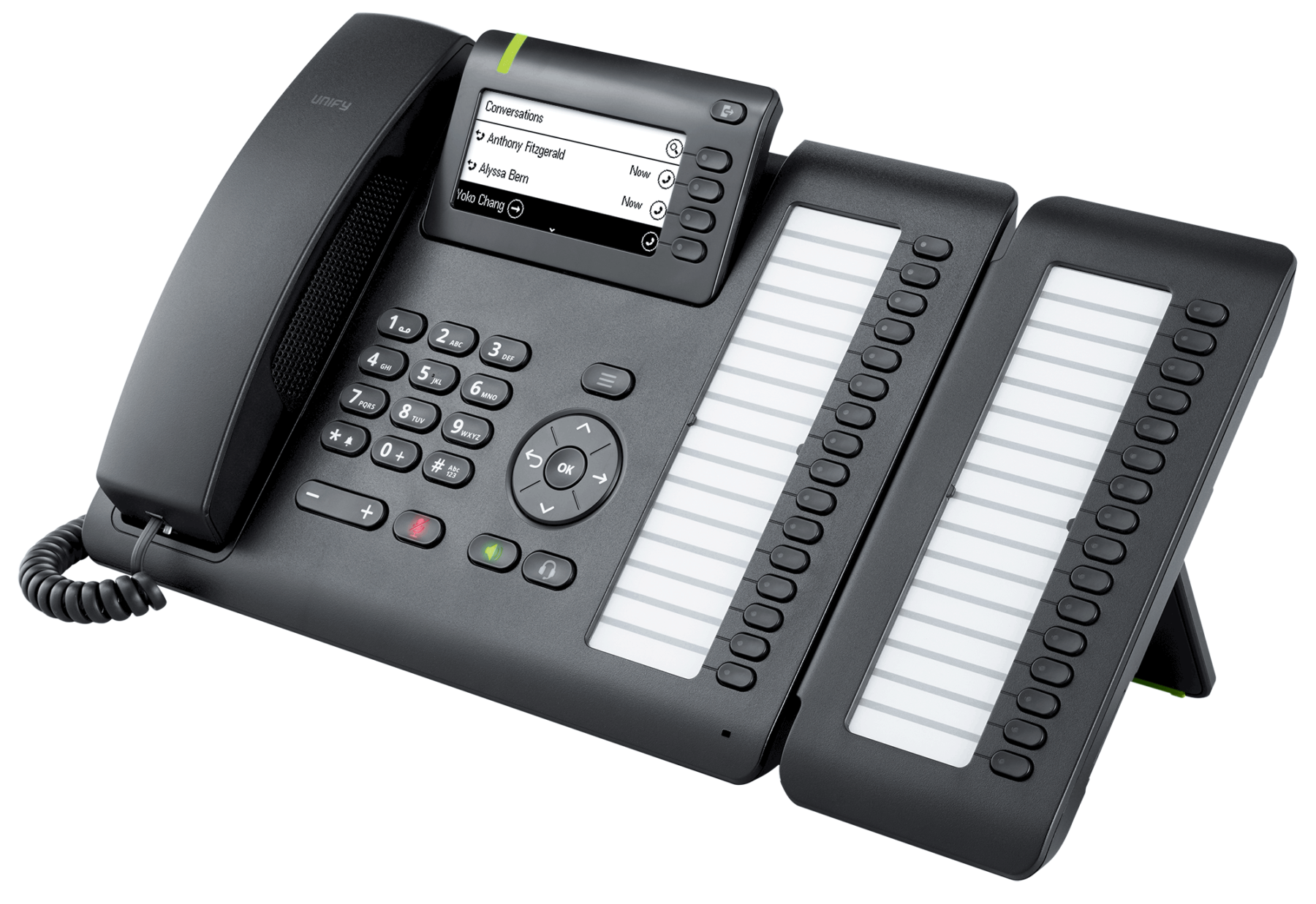 OpenScape_Desk_Phone_CP400_perspective_view_high_with_Keymodul ...